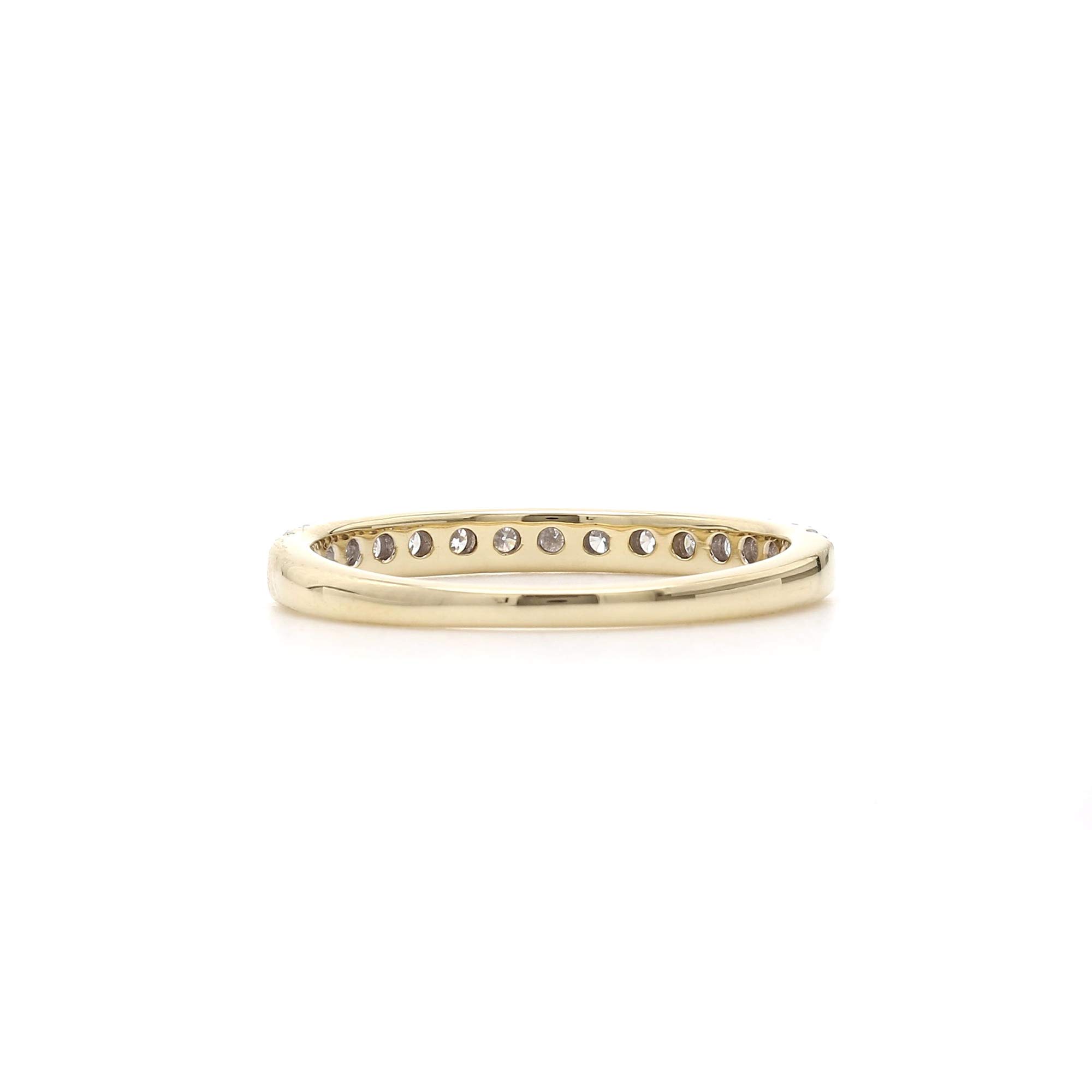 14k Yellow Gold Lab-Created Diamond Wedding Ring Band (1/2 cttw, F-G Color, VS-SI Clarity) Size 7