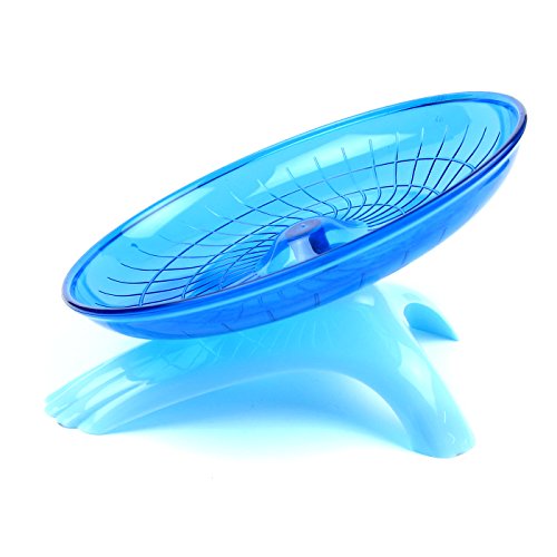 Alfie Pet - Rudy Exercise Running Wheel for Mouse, Chinchilla, Rat, Gerbil and Dwarf Hamster - Color: Blue