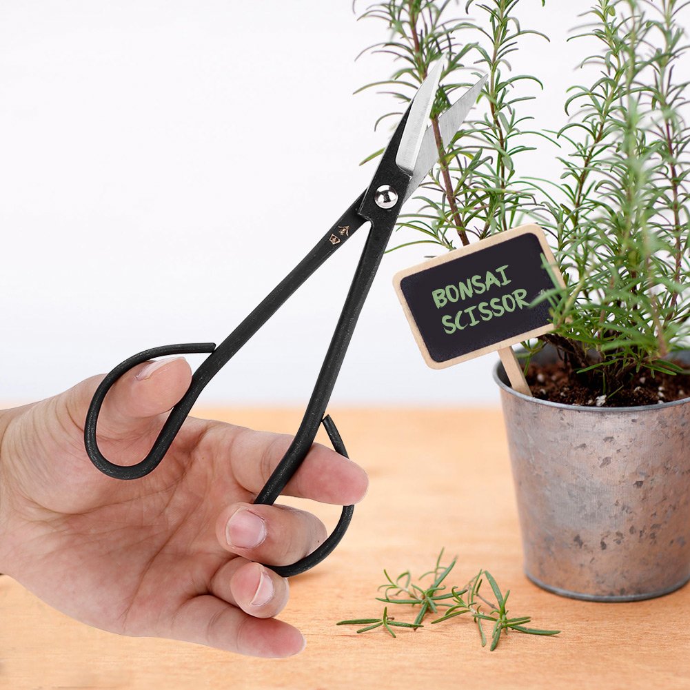 190mm Professional onsai Scissors for Arranging Flowers, Trimming Plants, for Grow Room or Gardening, Stainless Steel Bonsai Tools Garden Scissors