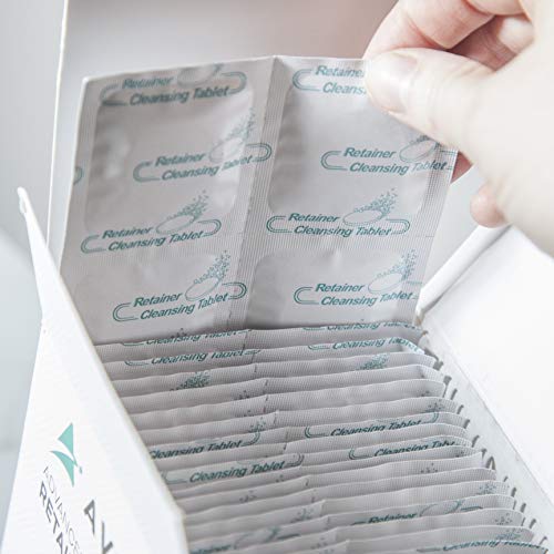 Avistar Retainer & Denture Cleaner Tablets: 150 Denture or Retainer Cleaning Tablets (Perfect For Dentures, Night Guards or Mouth Guards - Mint Flavor, 5 Month Supply)