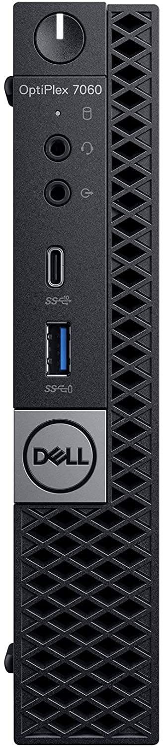 Dell Optiplex 7060 Micro MFF Desktop PC Intel i7-8700T 6-Cores 2.40GHz 16GB DDR4 128GB M.2 SSD 1TB SSD WiFi BT HDMI New KB & Mouse Windows 10 Pro (Renewed)