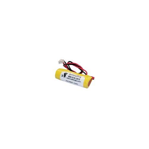 BatteryGuy AA900mAh 1.2V Battery Emergency Light 1.2V 1.0Ah NiCD Replacement Battery Brand Equivalent (Rechargeable)