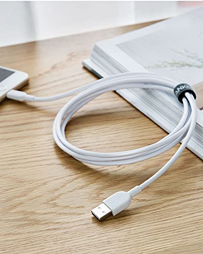 Anker Powerline II Lightning Cable, [6ft MFi Certified] USB Charging/Sync Lightning Cord Compatible with iPhone SE 11 11 Pro 11 Pro Max Xs MAX XR X 8 7 6S 6 5, iPad and More