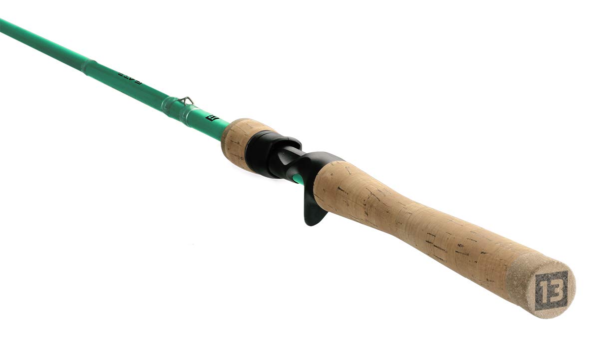 13 FISHING - Fate Green - 7'1" M H Inshore Casting Rod - FTGC71MH