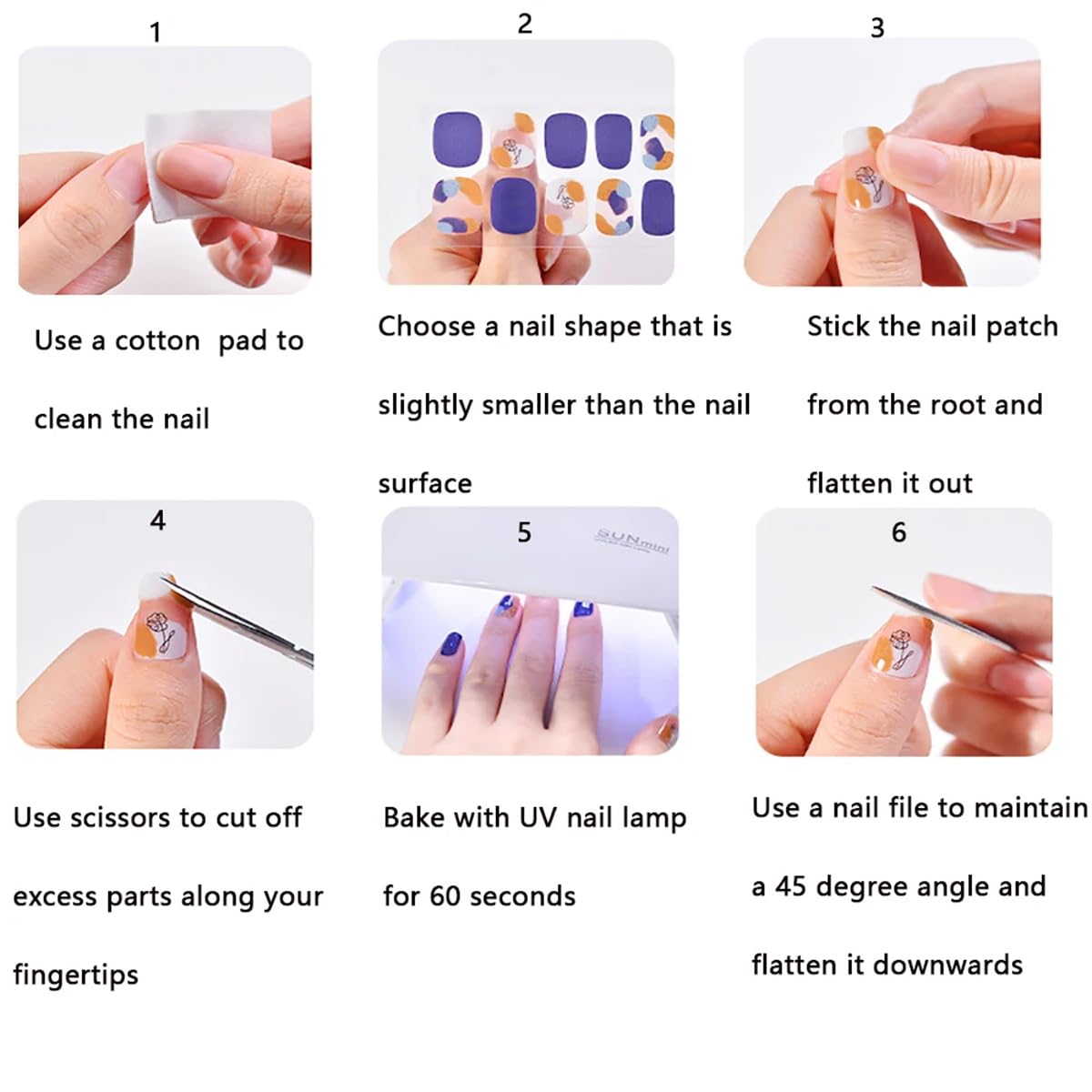 112 Pieces Thin Semi-Cured Gel Nail Strips Solid Full Wrap Nail Polish Strips Sticker Gradient Glitter Self Adhesive DIY Art Decals Strips for Women Girls DIY Craft Decoration Tips(8 Sheets).