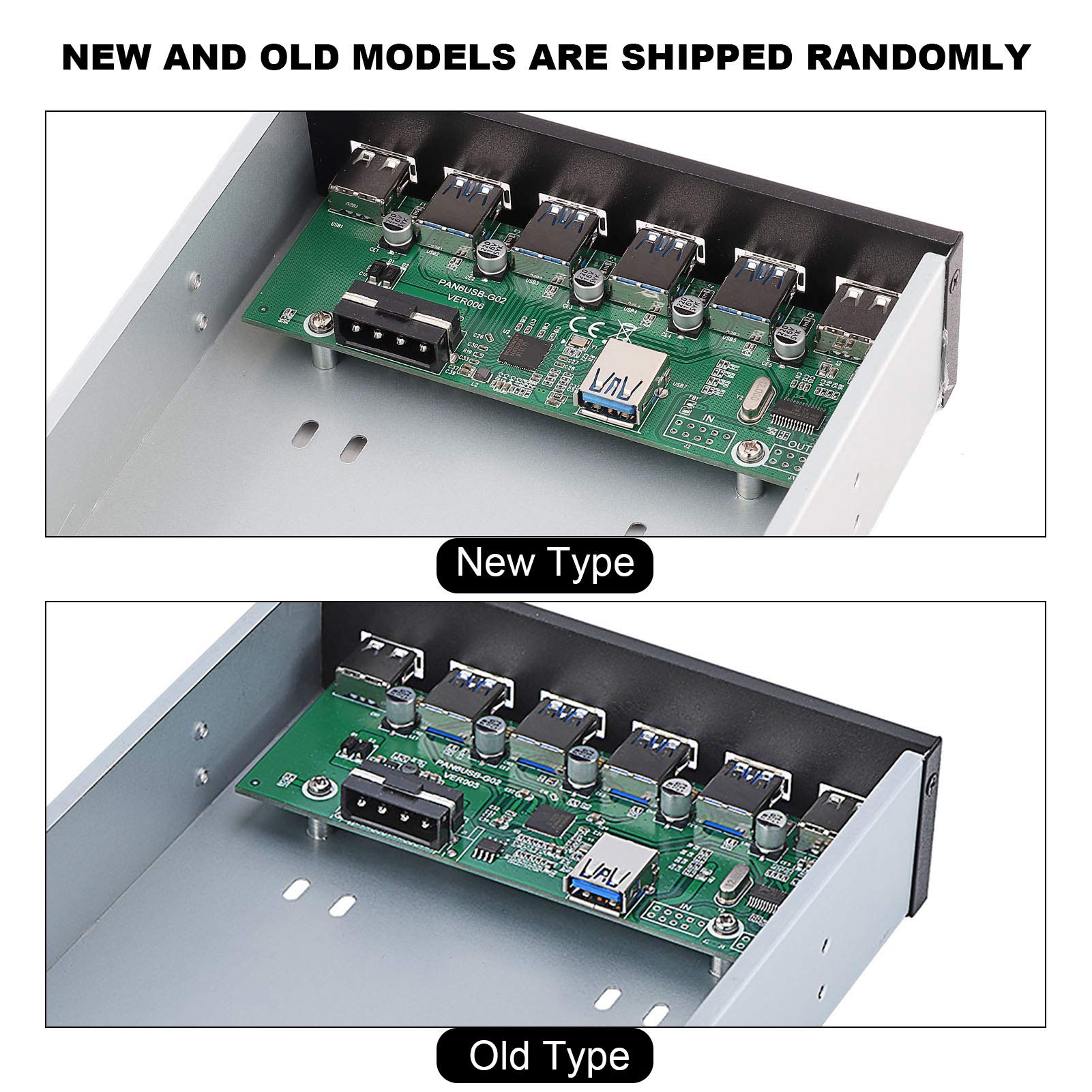 Shipenophy Data Transmission Sturdy Long-Term Use Multi-Functional Front Panel Plug and Play Computer