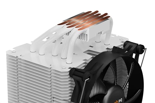 be quiet! Shadow Rock 3 White 190W TDP CPU Cooler | Intel-1700 1200 2066 1150 1151 1155 2011-3 Square ILM | AMD AM4 | Black | BK005