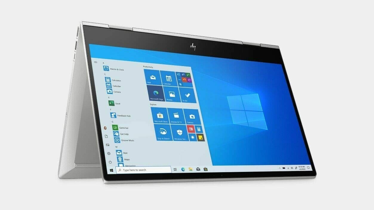 HP ENVY x360 15.6'' FHD IPS WLED-backlit Touch Convertible 2-in-1 Laptop, Intel Quad-Core i5-10210U, 8GB DDR4, 256GB PCIe SSD, Backlit KB, WiFi, BT, Fingerprint Reader, Windows 10 + 64GB Micro SD Card