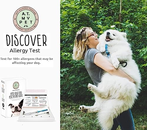 Allergy Test My Pet Dog Sensitivity and Intolerance Testing Kits Home Sample Collection Kit for Dogs Allergy