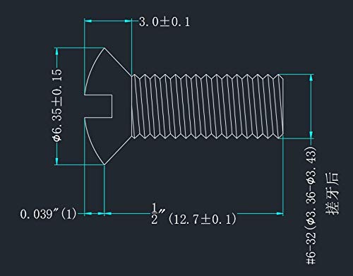 Brass Switch Plate Screw 25 to a Pack