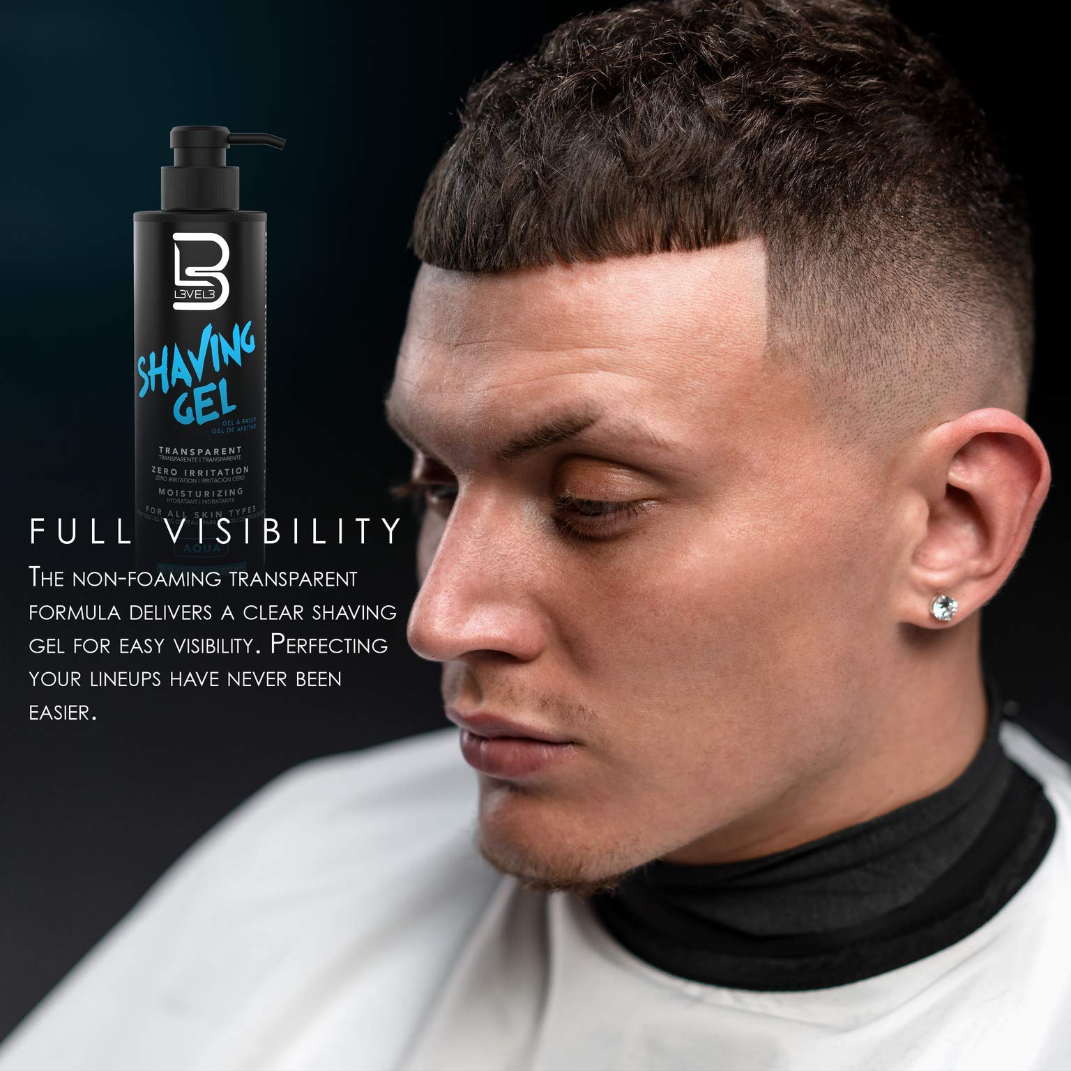 L3 - Level 3 Shaving Gel & Aftershave Kit - Calms Redness and Irritation - Hydrating and Refreshing for your Skin - Straight Razor Shave Gel - Non-Irritating - Refreshing Smell