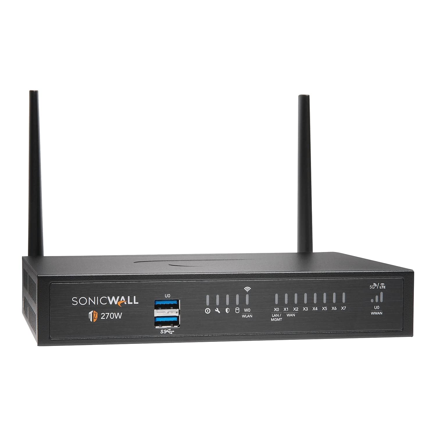 Sonicwall TZ270W Wireless Network Security Appliance (02-SSC-2823) | Next-Generation Firewall | Zero-Touch Deployment | 8X 1GbE Ports