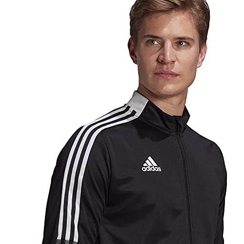 adidas Men's Tiro 21 Track Jacket, Black, Medium