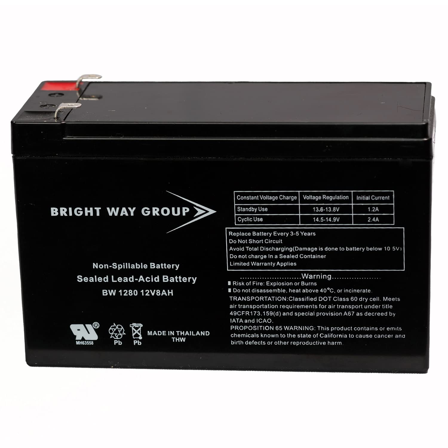 Bright Way Group BW 1280 F2 (0170) BWG 1280 F2 Battery