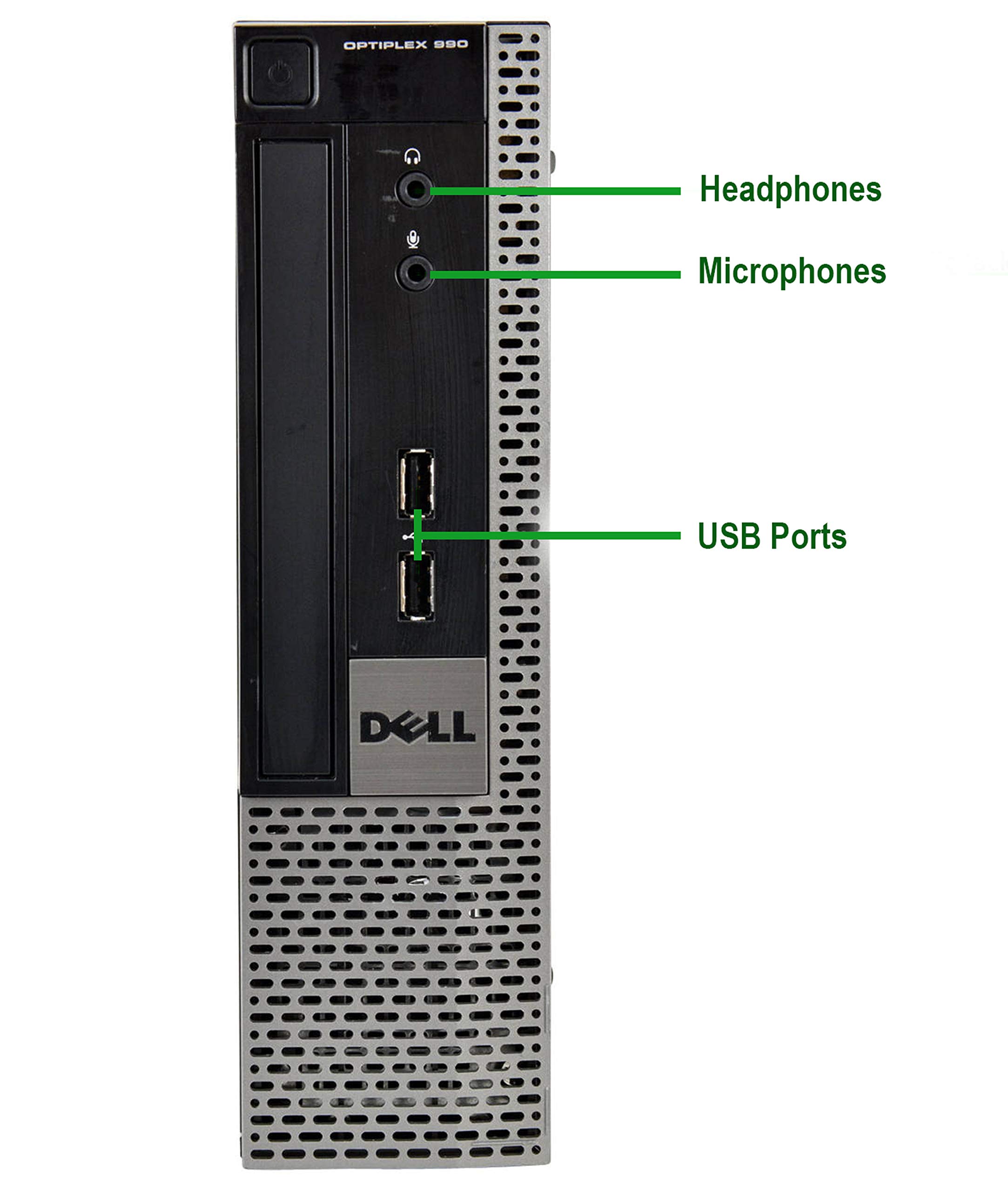 Dell OptiPlex 990 Ultra Small PC, Intel Core i5, 8GB RAM, 500GB Hard Drive, Wireless Keyboard & Mouse, Wifi & Bluetooth, 22 FHD LED Monitor, 1080p Webcam, Windows 10 Home