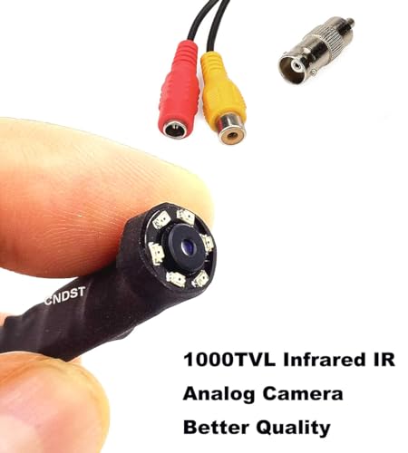 CCTV Hd Mini Pinhole Security Camera 90degree 1000tvl 6PCS Infrared IR LEDs Night Vision Pipe Snake Hidden Mini CCTV Surveillance Camera for Indoor use