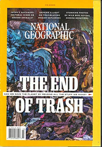NATIONAL GEOGRAPHIC MAGAZINE, THE END OF TRASH MARCH, 2020