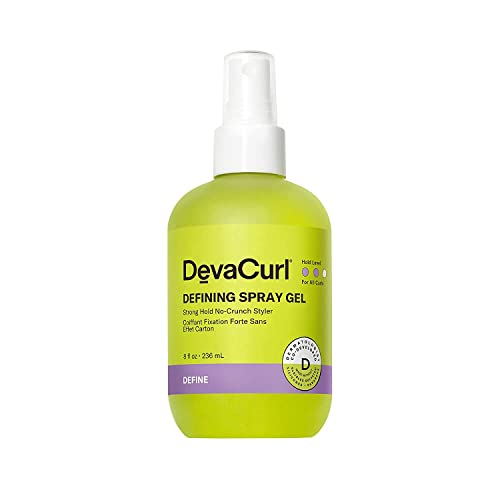 DevaCurl Defining Spray Gel Strong Hold No-Crunch Styler, Bright Breeze, 8 Fl Oz (Pack of 1)