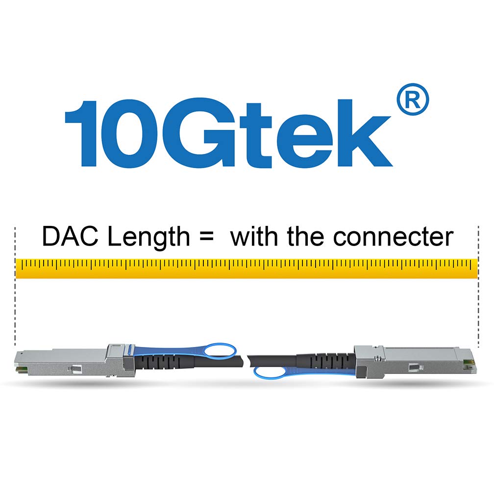 40G QSFP+ DAC Cable - 40GBASE-CR4 Passive Direct Attach Copper Twinax QSFP Cable for Intel XLDACBL3 Devices, 3-Meter(10ft)