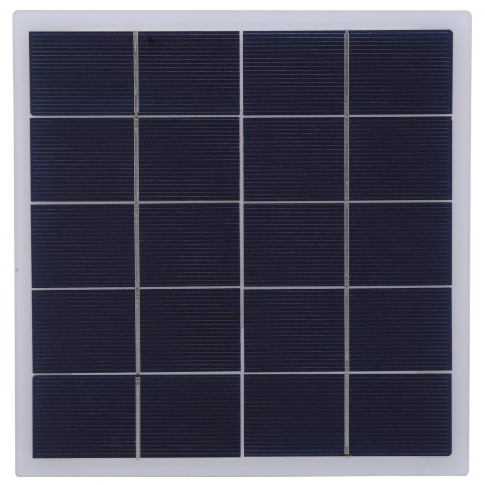 172x175x2MM Portable Polycrystalline Silicon Solar Power Panel 4W 5V Solar Power Charger for Home Lights for All Small Appliances for Fans (4W)