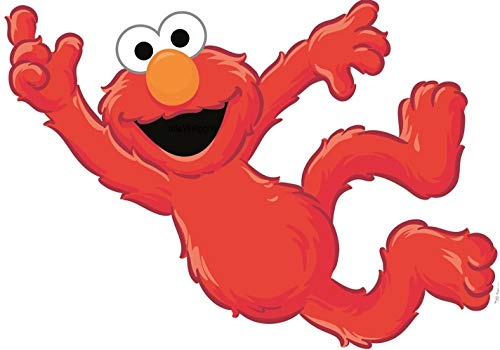 7 Inch Sesame Street Elmo Removable Wall Decal Sticker Art Home Kids Room Decor Decoration - 7 by 7 inches