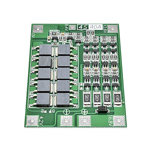 diymore 3PCS 3s BMS 40A 14.8V 16.8V 18650 Li-ion Lithium Battery PCB Protection Board Battery Protection Board PCB BMS Protection Circuit Balanced Li po Cell Charging Module with Balance Function