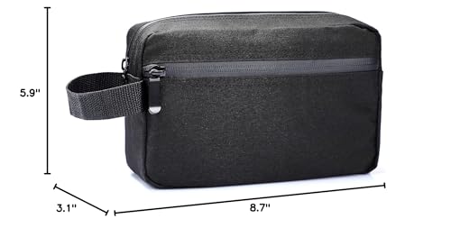 Etercycle Toiletry Bag for Men, Portable Travel Toiletry Organizer Bag,Shaving Bag for Toiletries Accessories (Black)