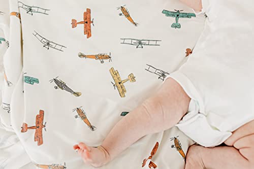 Copper Pearl Large Premium Knit Baby Swaddle Receiving Blanket Ace