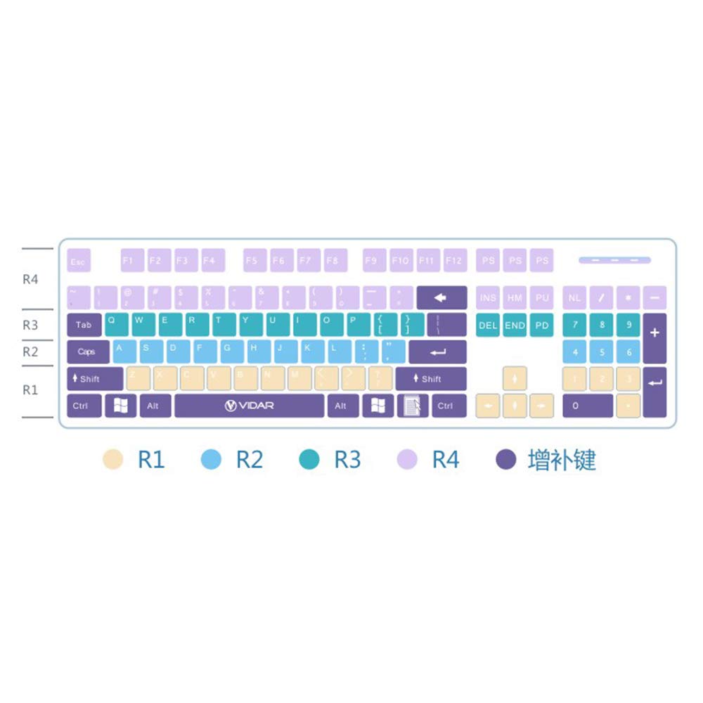 HFSECURITY GH60 Full Set Solid Wood Keycaps Customized Handmade Keycaps for Cherry Mx Switch Mechanical Gaming Keyboard Use Wood Keycaps (104fullkeycaps)