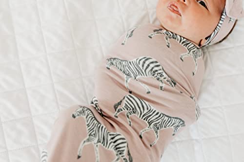 Copper Pearl Large Premium Knit Baby Swaddle Receiving Blanket Zella