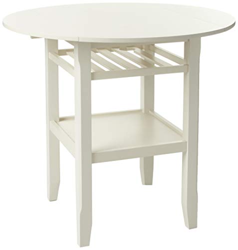ACME Furniture Tartys Counter Height Table, Cream
