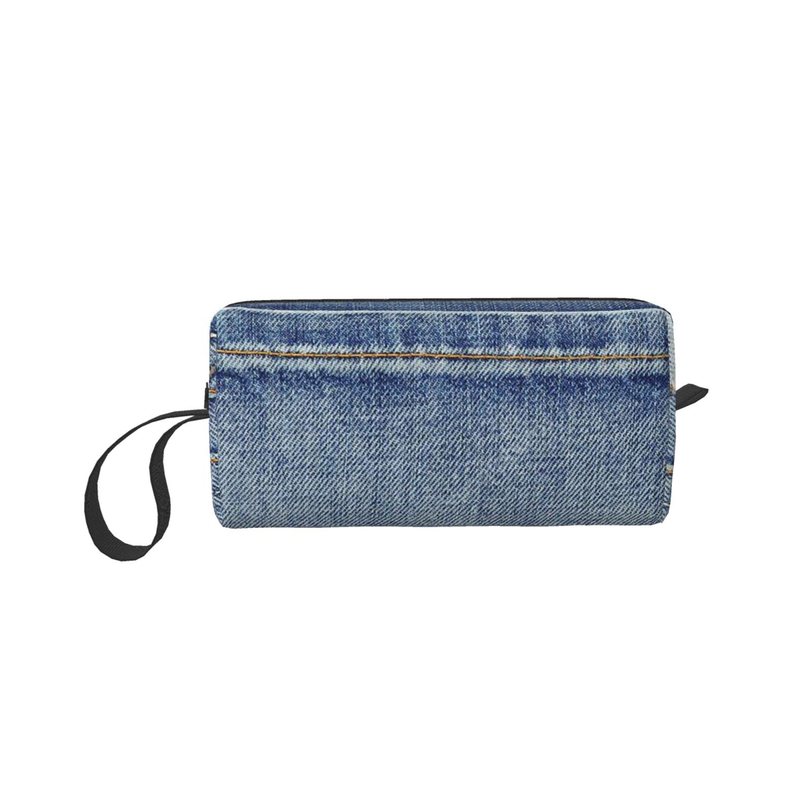 qkwlo Blue Country Empty Back Pocket of Jeans Denim Coin Pouch Pen Holder Clutch Wristlet Wallets Purse Portable Storage Case Cosmetic Bags Zipper