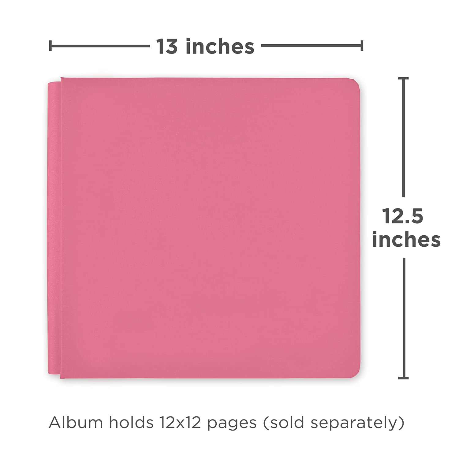 12x12 Passion Pink Blend & Bloom Album Book Cloth Cover by Creative Memories