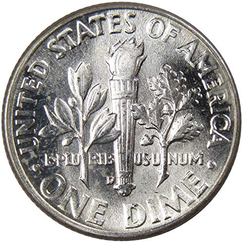 1960 D Roosevelt Dime BU Uncirculated Mint State 90% Silver 10c US Coin