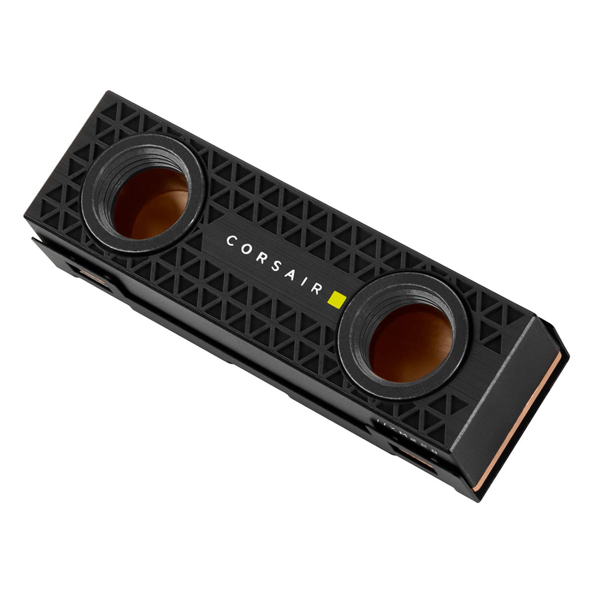 Corsair Hydro X Series XM2 M.2 SSD Water Block - Add Your M.2 SSD to a Custom Cooling Loop - Copper Cold Plate - Easy Installation, Black