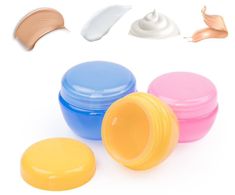 HINNASWA Travel Containers For Toiletry, Lotion Travel Accessories Bottles for Cosmetic, Makeup, Body & Hand Cream, Toiletries