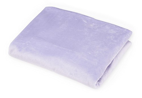 American Baby Company Heavenly Soft Chenille Fitted Contoured Changing Pad Cover, Lavender, for Girls