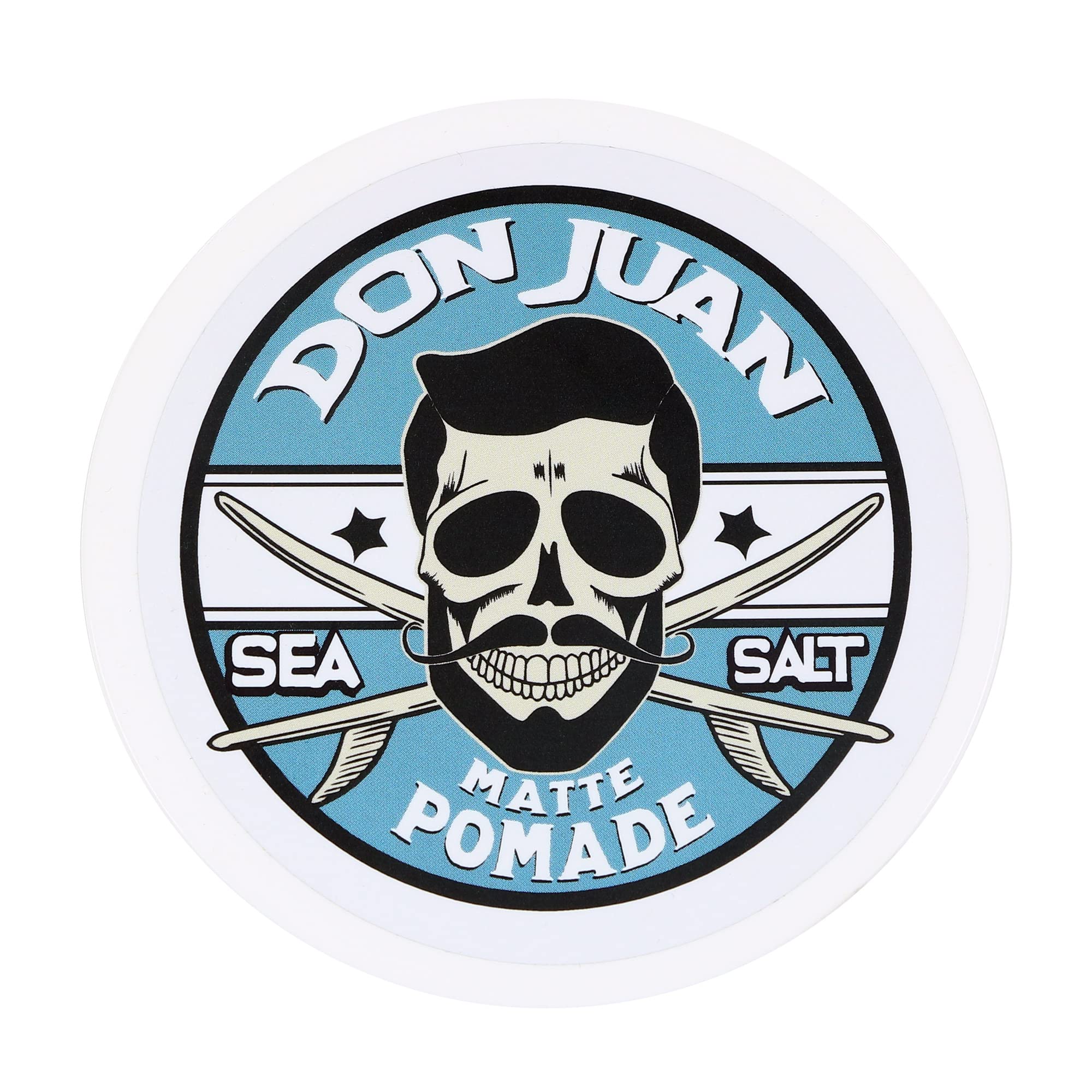 Don Juan Sea Salt Matte Pomade | Water Based | Medium Hold | Matte Finish | Natural Plant Extracts and Ocean Minerals | Surf Wax Scent, 4 oz