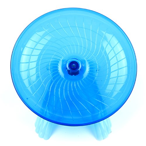 Alfie Pet - Rudy Exercise Running Wheel for Mouse, Chinchilla, Rat, Gerbil and Dwarf Hamster - Color: Blue