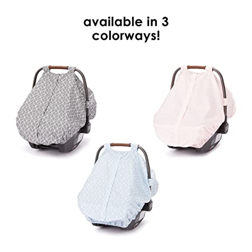 Diono Infant Car Seat Cover, Universal Weather Protection Canopy for Baby, Adjustable and Breathable with Insect Net, Gray