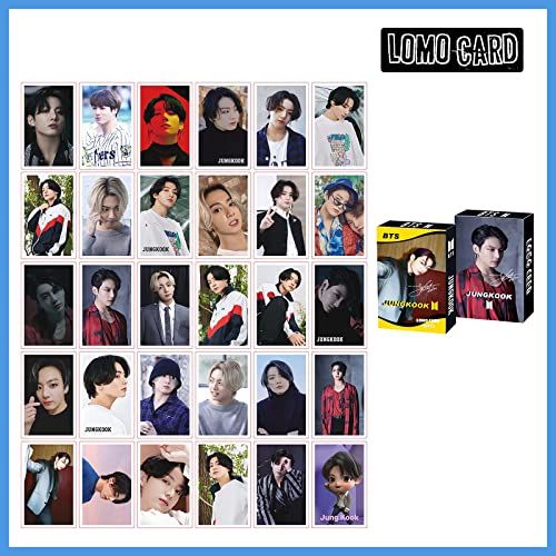8 Pack/240 Pcs BTS Merchandise Lomo Card KPOP Photocards Butter Greeting Card with Postcards Box