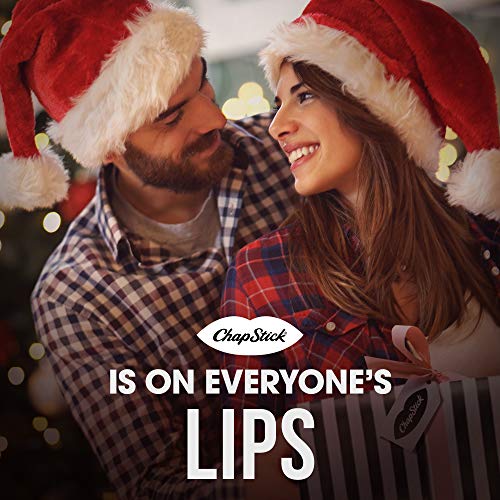 ChapStick Holiday Ornament Candy Cane Lip Balm Gift Set, Lip Moisturizer and Christmas Stocking Stuffer - 0.15 Oz (Pack of 5)