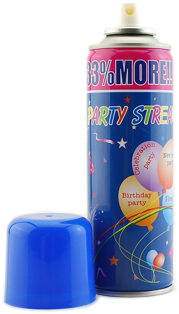 48 Pack Wholesale Lot: Party Crazy String Streamer Spray Cans Wholesale Lot