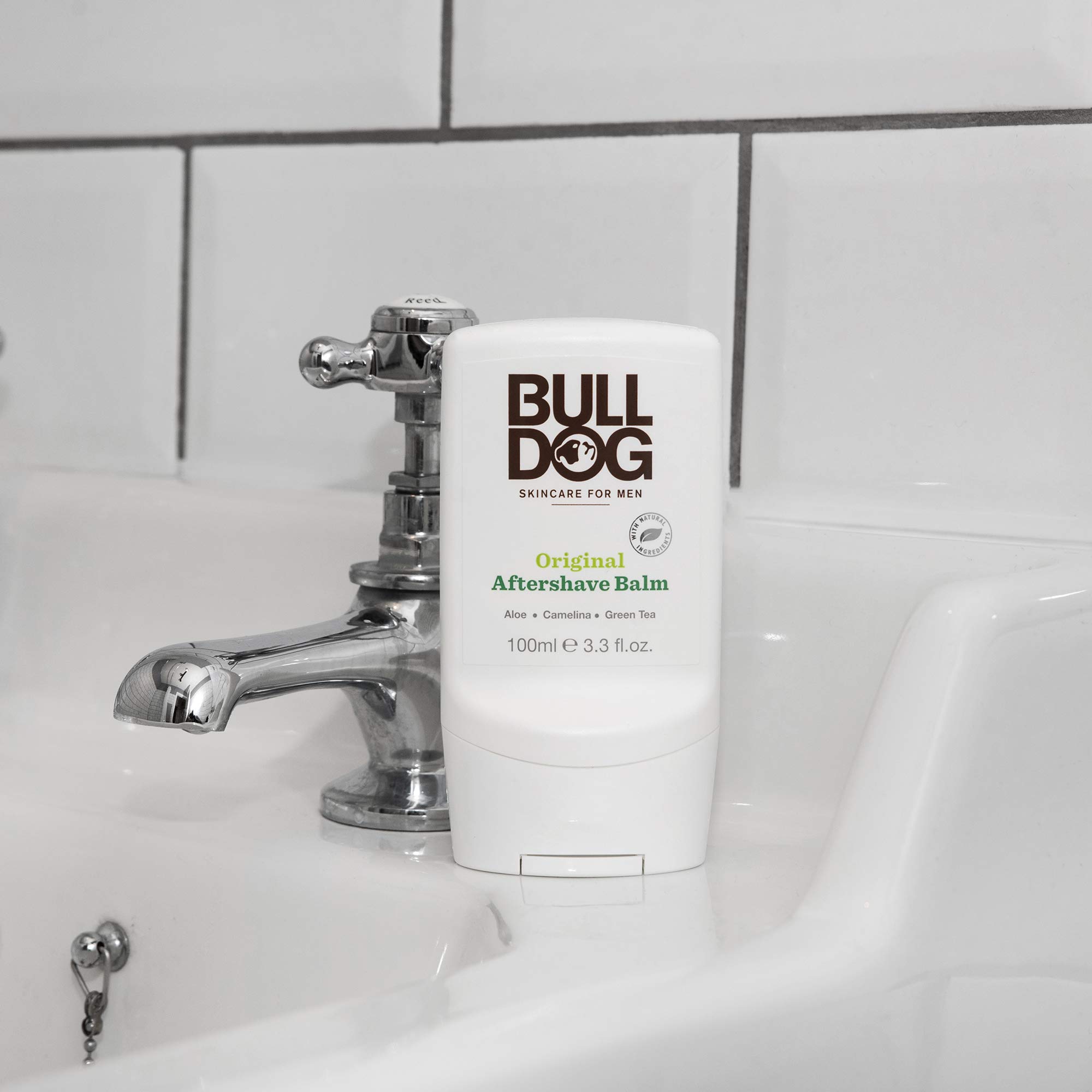 Bulldog Men's Skincare and Grooming Original Aftershave Balm, 3.3 Fl. Oz.