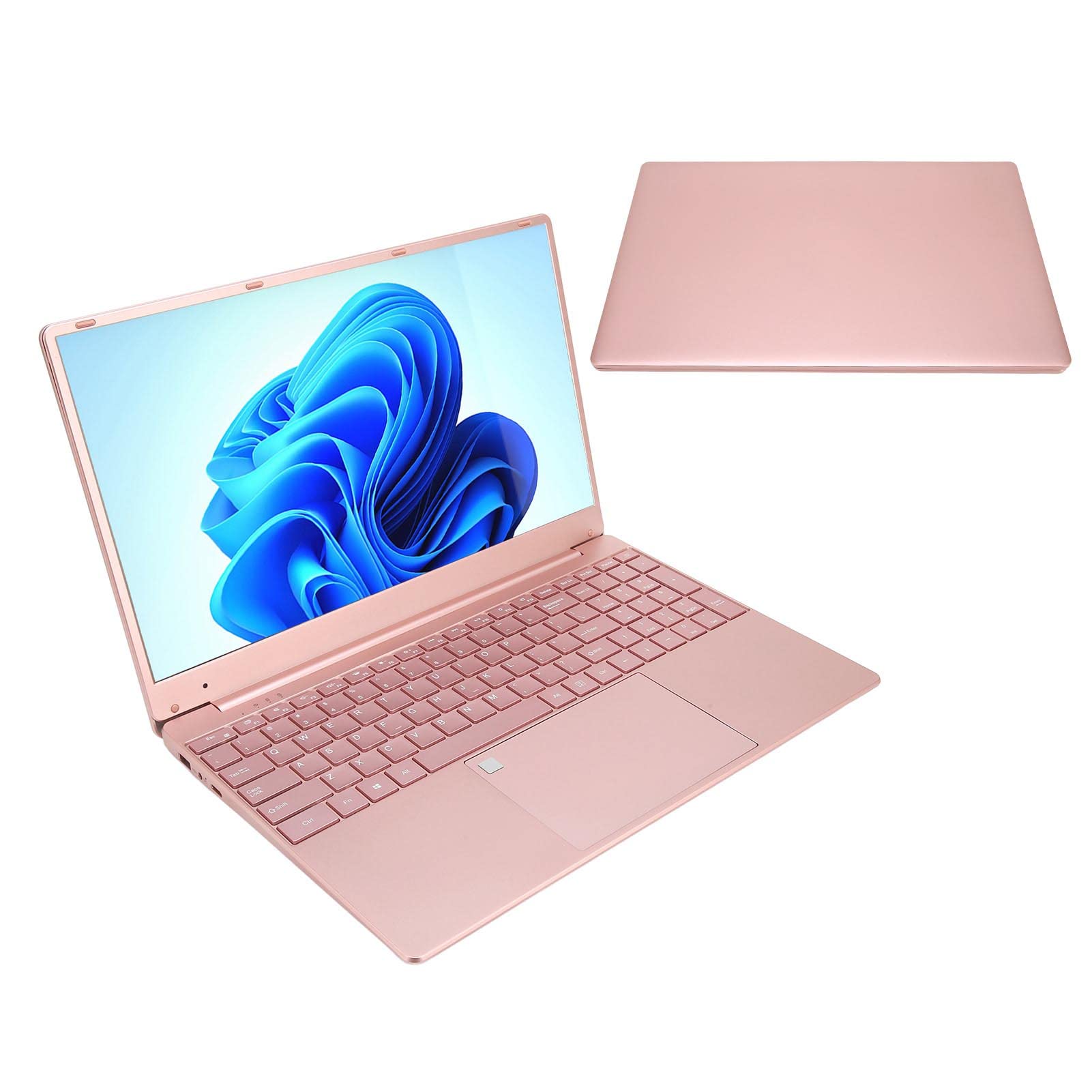 15.6 Inch Laptop for Windows 10, HD 1920x1080 IPS Screen, for Intel Celeron N5095 Processor, Fingerprint, Backlight Numeric Keypad, 4 Cores and 4 Threads, Light and Ultra Thin
