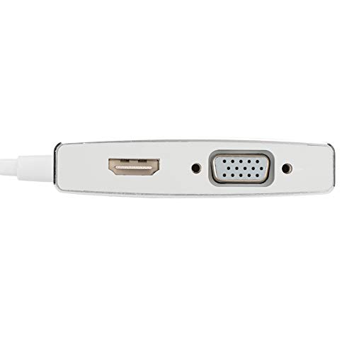 Cuifati 4 in 1 USB3.0 Adapter, for Projector HDTV, HD‑TVs Connection, for Business presentations, conferences or Training Courses
