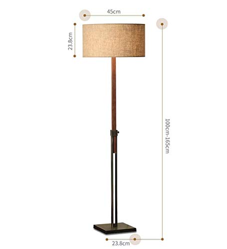 TANGIST Nordic Floor Lamp Solid Wood Standing Lamp Indoor Lighting Floor Lamp Antique Suitable for Living Room Bedroom - Foot Switch Modern Style Home Decoration