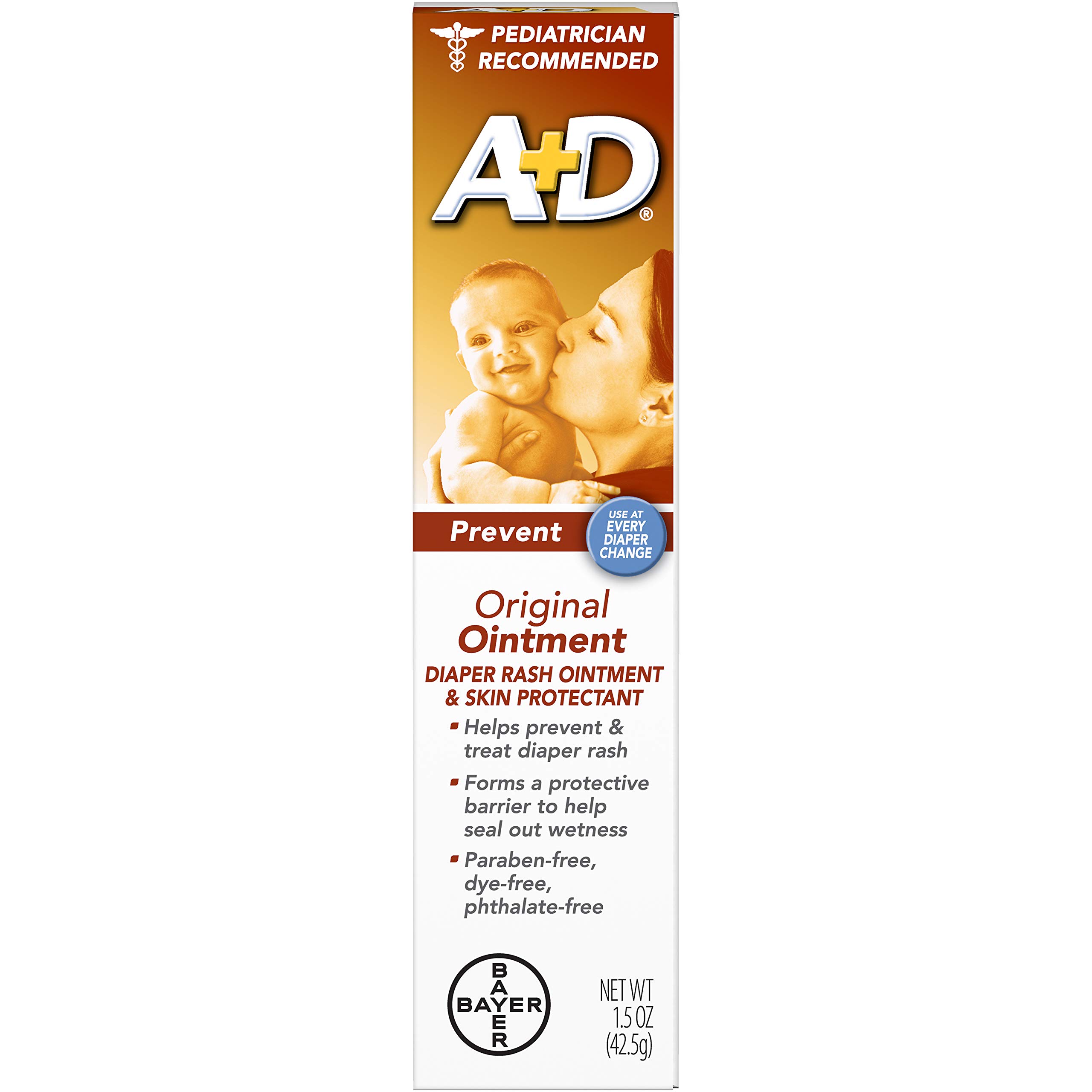 A+D Original Diaper Rash Ointment & Skin Protectant, 1.5 oz