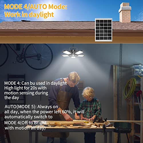 Aqonsie Solar Shed Lights Outdoor with 3 Lighting Modes & Motion Sensor, Elegant Solar Barn Lights Outdoor Waterproof Solar Wall Sconce Lights, Solar Lanterns for Barn Shed Yard Garage Chicken Coop