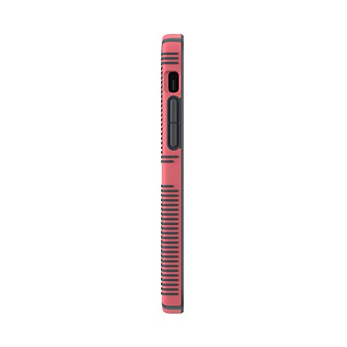 Speck Products CandyShell Pro Grip iPhone 12, iPhone 12 Pro Case, Raspberry Kiss Red/Slate Grey (137602-9240)